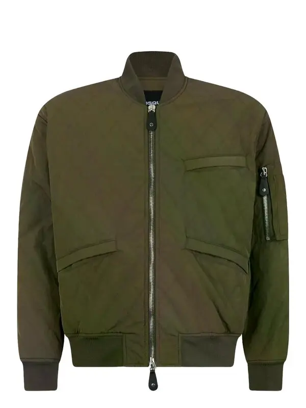Dsquared2 Quilted Bomber Jacket - Green