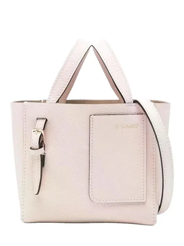VALEXTRA Buckle Pocket Tote - Pink