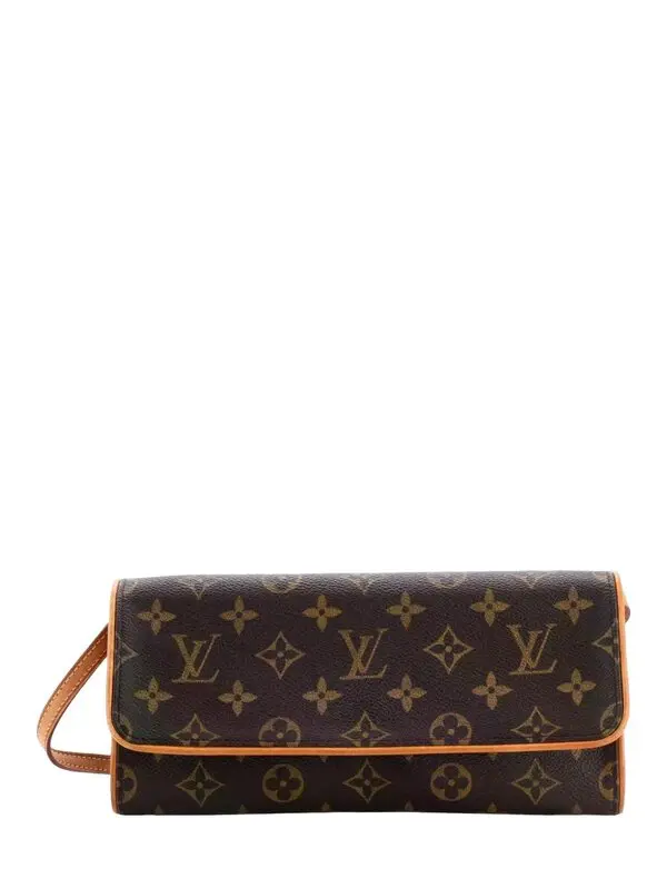 LOUIS VUITTON Twin Gm Crossbody Bag Monogram Canvas - Brown