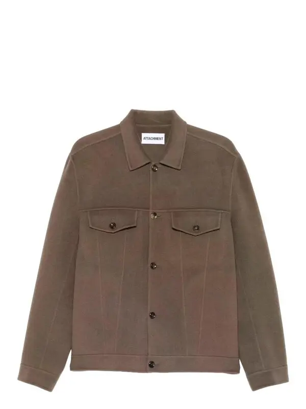 Attachment Pocket Jacket - Brown
