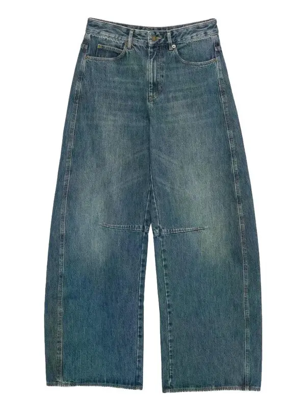 Soeur Gaspard Wide Leg Jeans - Blue
