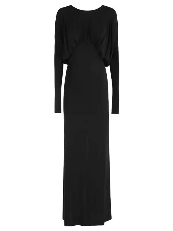 SEMICOUTURE Ignacia Maxi Dress - Black