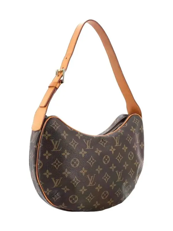 LOUIS VUITTON Croissant Handbag Monogram Canvas Mm - Brown