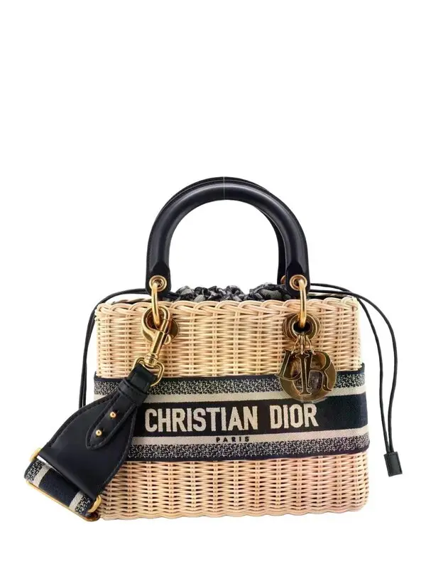 Dior Lady Medium Tote Bag - Blue