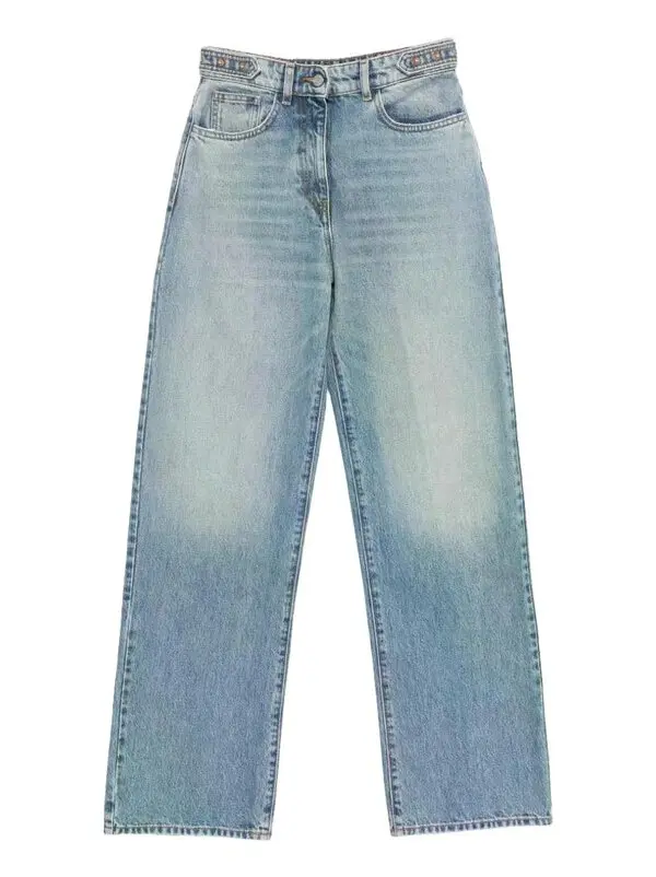 IRO PARIS Whiskering-effect Jeans - Blue