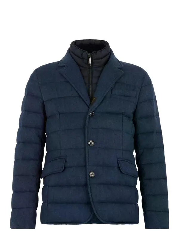 MOORER Nomos Padded Jacket - Blue