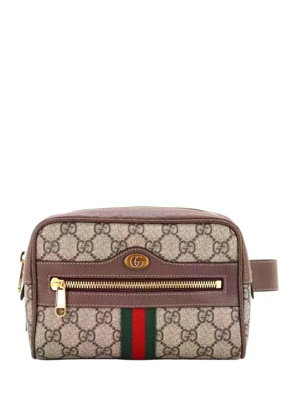 Gucci Ophidia Gg Coated Canvas Small Belt Bag - Brown