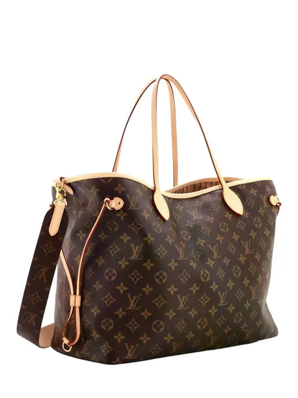 LOUIS VUITTON Neverfull Bandouliere Gm Tote Bag - Brown