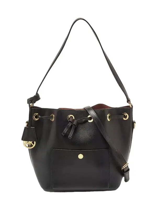 Michael Kors Leather Bucket Bag - Black