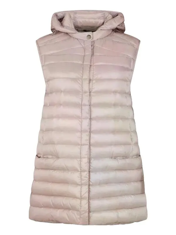 MOORER Hooded Waistcoat - Pink