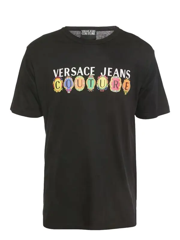 Versace Logo-print T-shirt - Black
