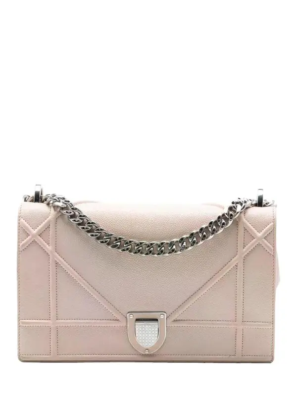 Dior 2015 Medium Diorama Flap Bag - Pink