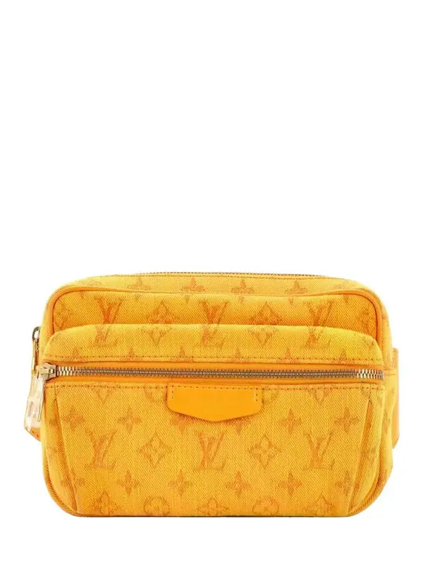 LOUIS VUITTON Outdoor Bumbag Monogram Denim - Orange