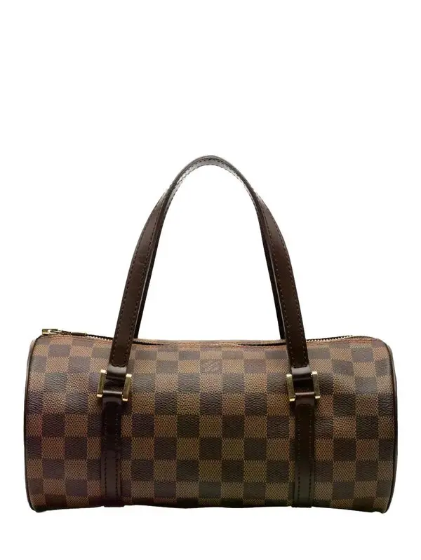 LOUIS VUITTON 2004 Damier Ebene Papillon 26 Handbag - Brown