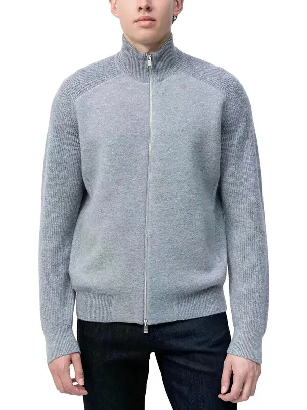 BOSS Zip Cardigan - Grey