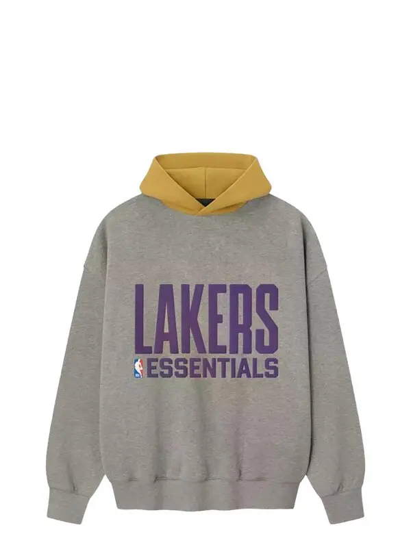 Fear Of God Lakers Sports Hoodie - Grey