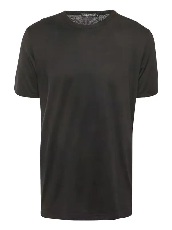 Dolce & Gabbana Crew Neck T-shirt - Black