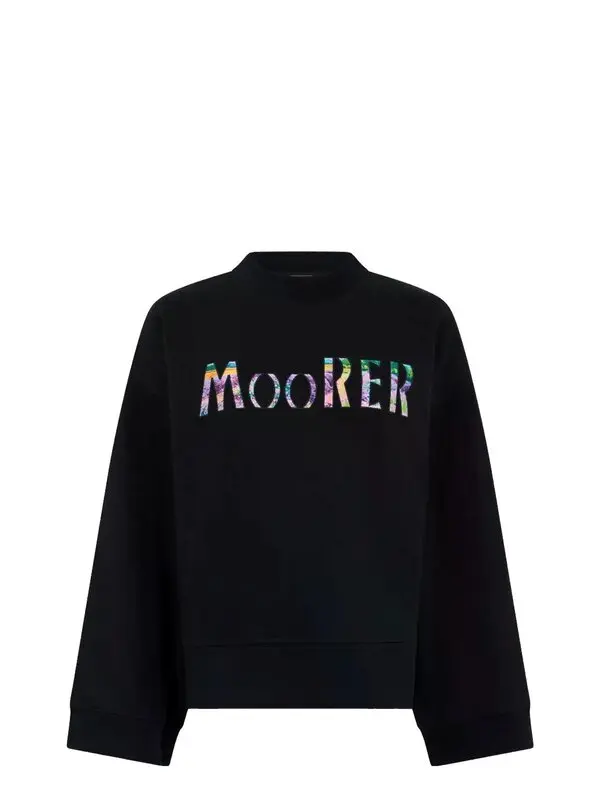 MOORER Logo Sweatshirt - Black