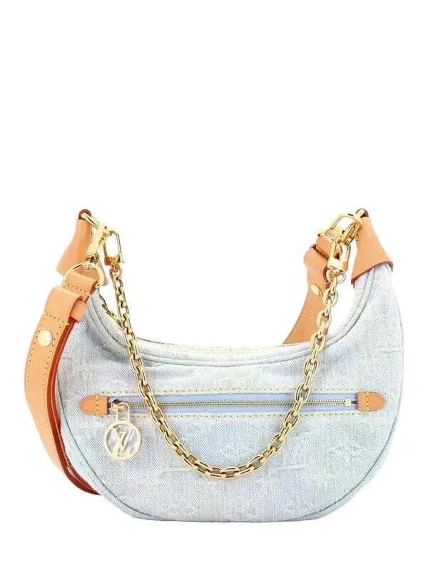 LOUIS VUITTON Loop Handbag Monogram Denim - Blue
