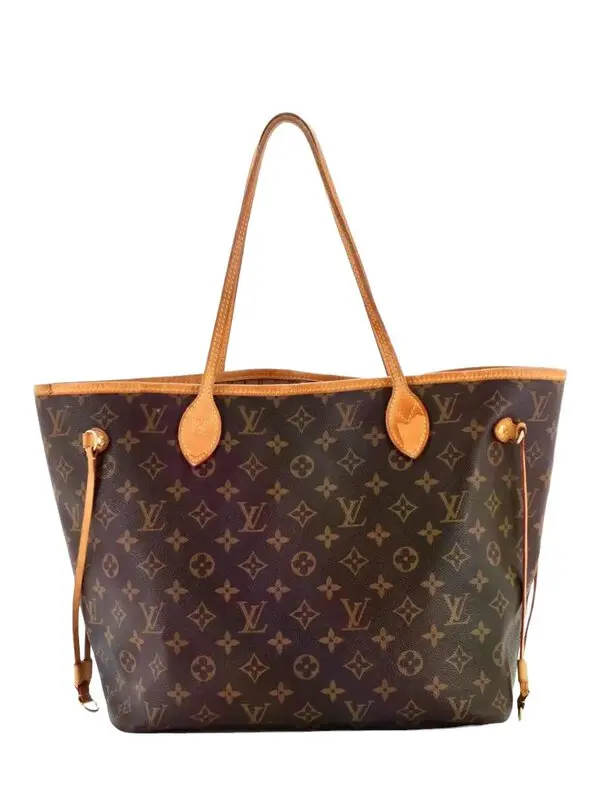 LOUIS VUITTON Neverfull Mm Monogram Canvas Tote Bag - Brown