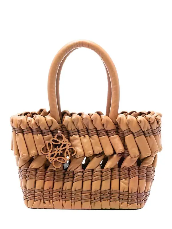 Loewe Small Nappa Tubular Basket Tote Bag - Brown