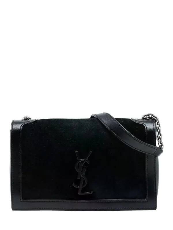 Saint Laurent 2018 Monogram Book Bag - Black