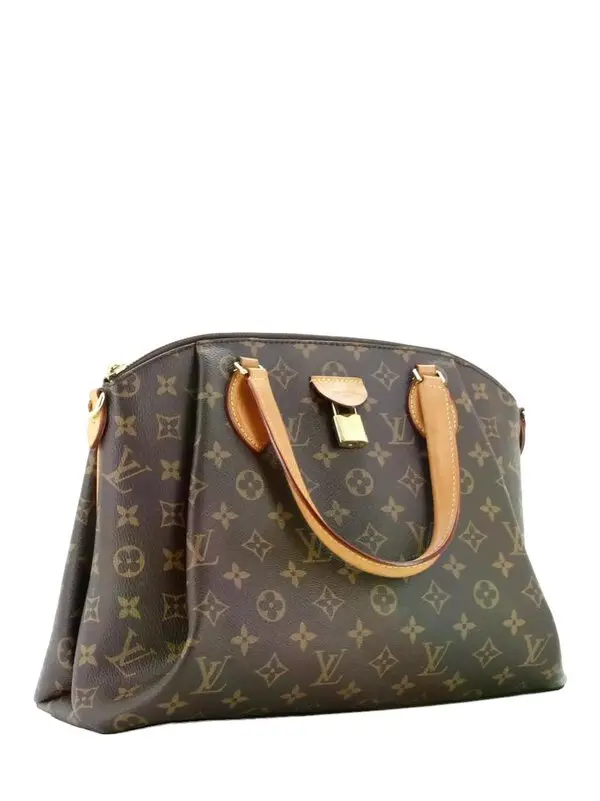 LOUIS VUITTON Rivoli Handbag Monogram Canvas Mm - Brown