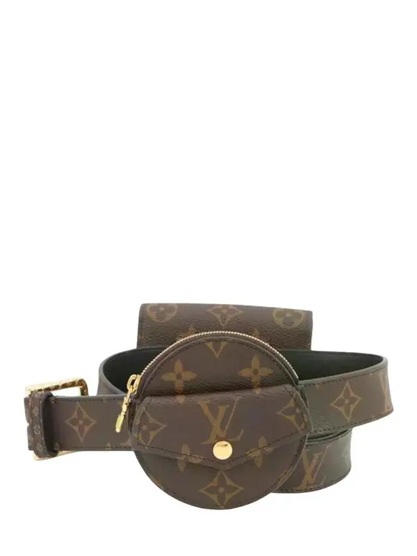 LOUIS VUITTON 2019 Monogram Daily Multi Pocket 30mm Belt Bag - Brown