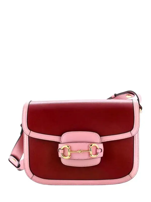 Gucci Horsebit 1955 Small Shoulder Bag - Pink