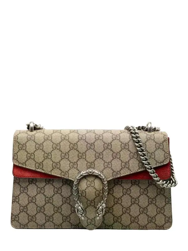 Gucci Medium Gg Supreme Dionysus Shoulder Bag - Brown