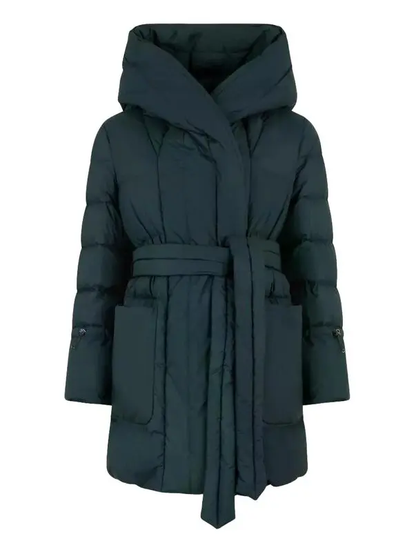 MOORER Osiride Hooded Padded Coat - Green