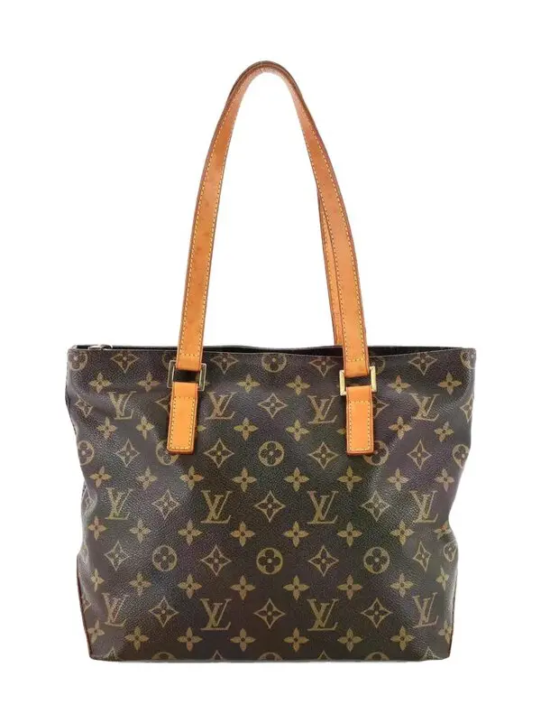LOUIS VUITTON Cabas Piano Monogram Canvas Tote Bag - Brown