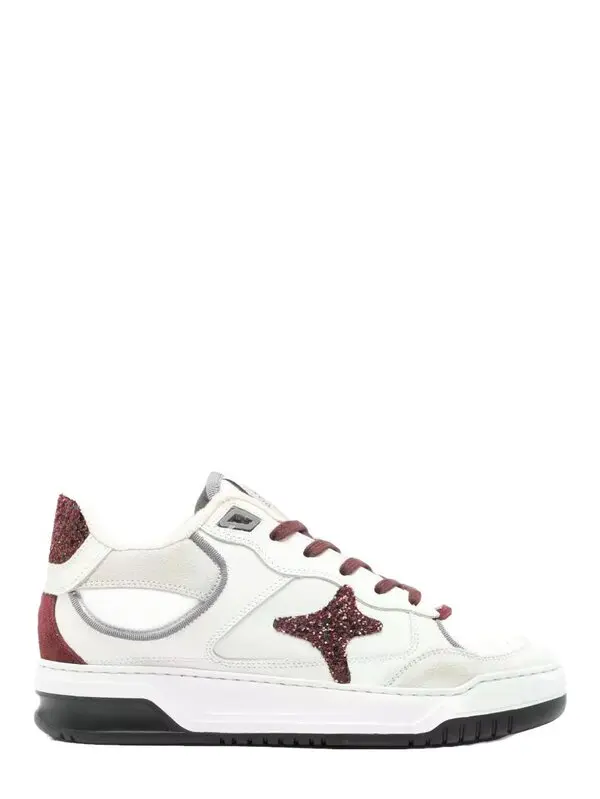 AMA-BRAND Diam Star-detail Sneakers - White