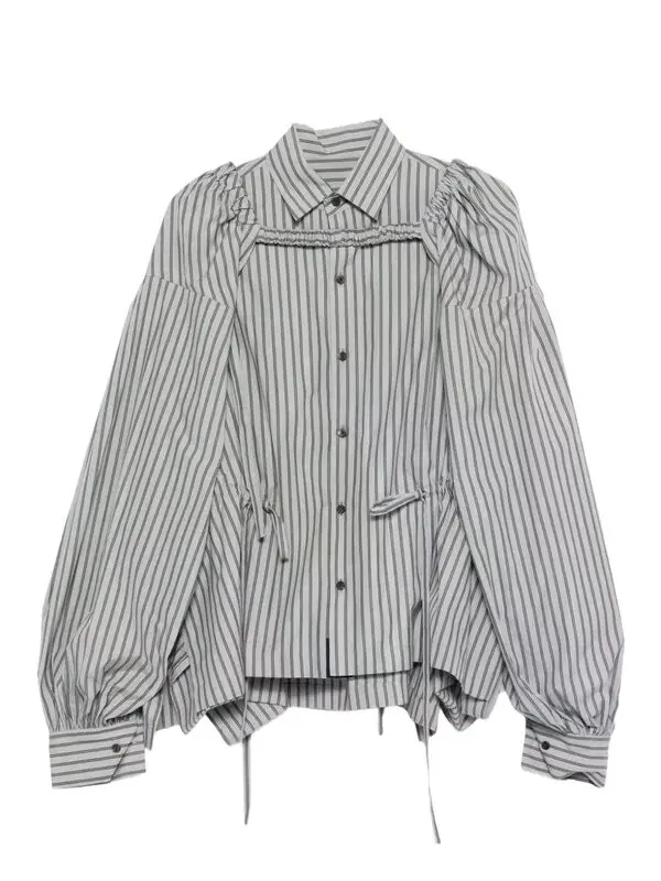 Yohji Yamamoto Striped Shirt - Grey