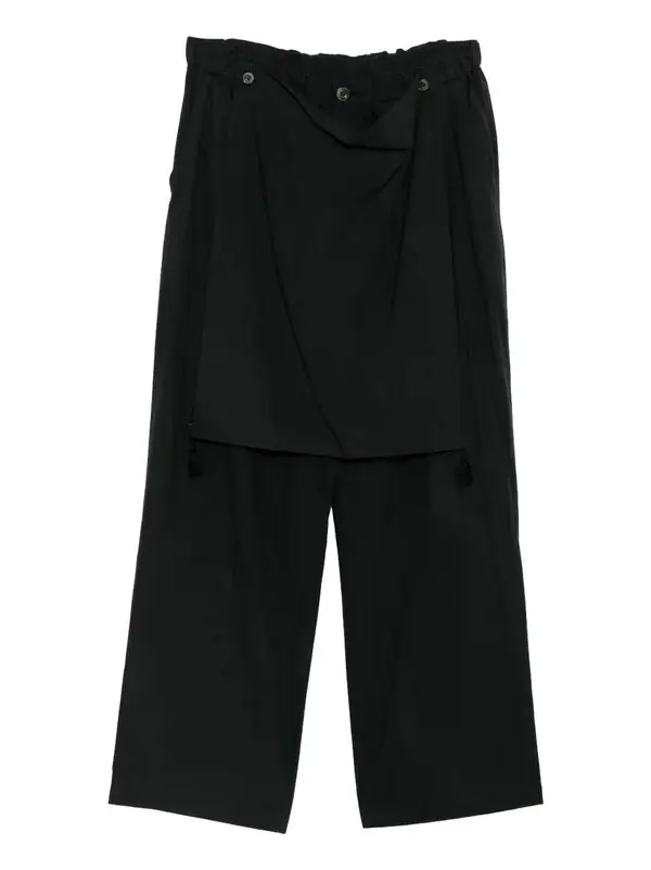 MIDORIKAWA Apron Pants - Black