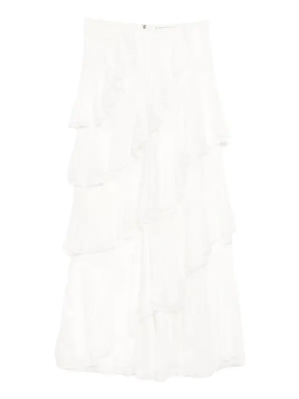 Alice + Olivia Floral-lace Trousers - White