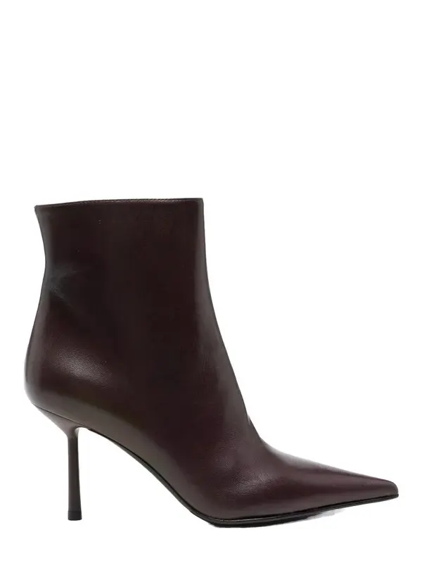 LE SILLA 80mm Bella Pointed-toe Stiletto Boots - Red