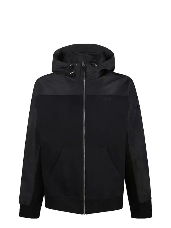 Givenchy Hooded Zip Up - Black