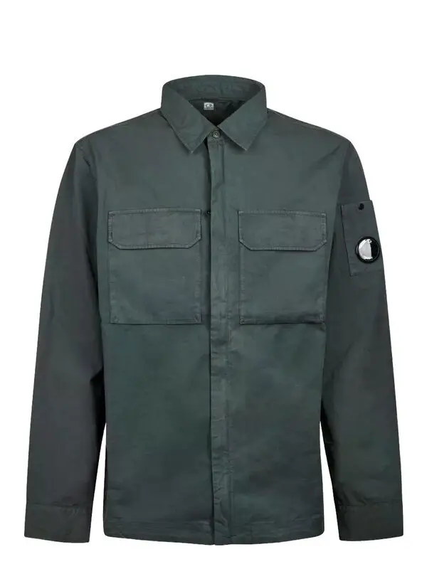 C.P. COMPANY Chest-pocket Overshirt - Grey