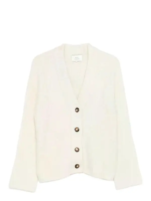 Loulou De Saison Lynn Buttoned Cardigan - White