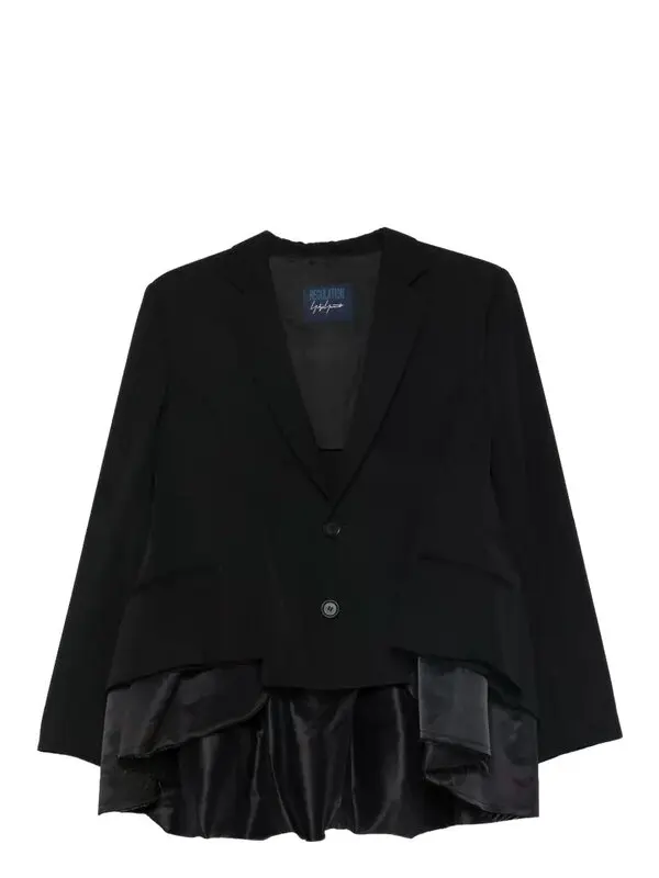 Yohji Yamamoto Frayed Blazer - Black