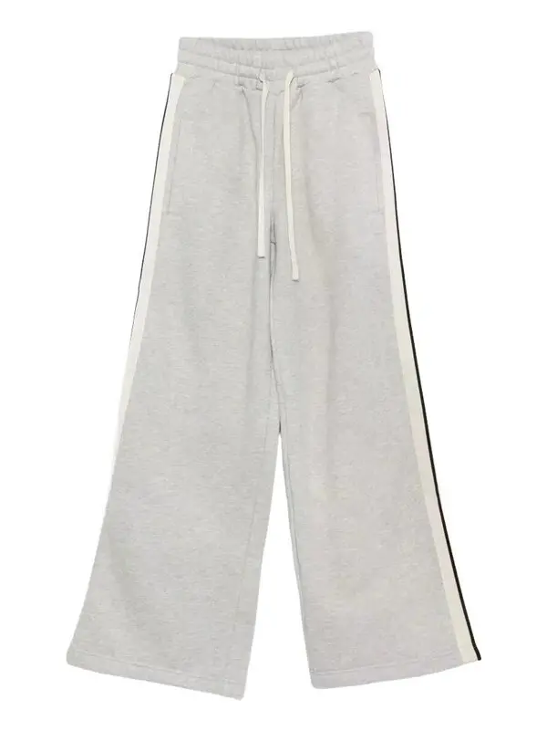 Palm Angels Stripe-detail Drawstring Track Pants - Grey