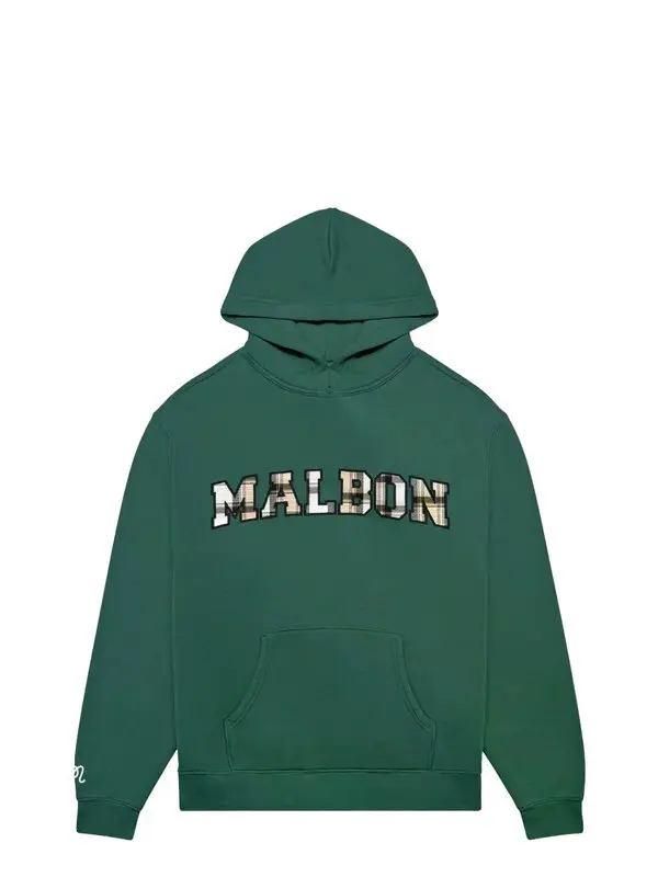 MALBON Fresque Preston Logo Hoodie - Green