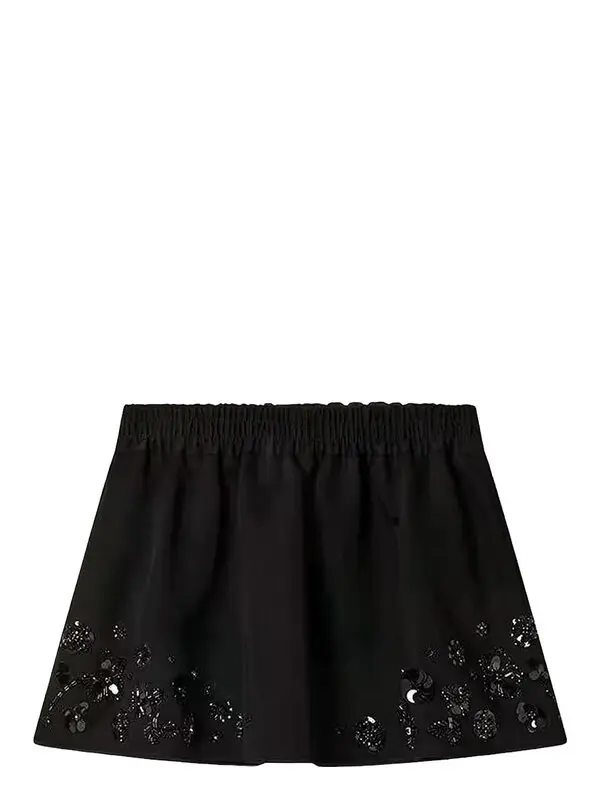 GOLDEN GOOSE Sequin-embellished Mini Skirt - Black