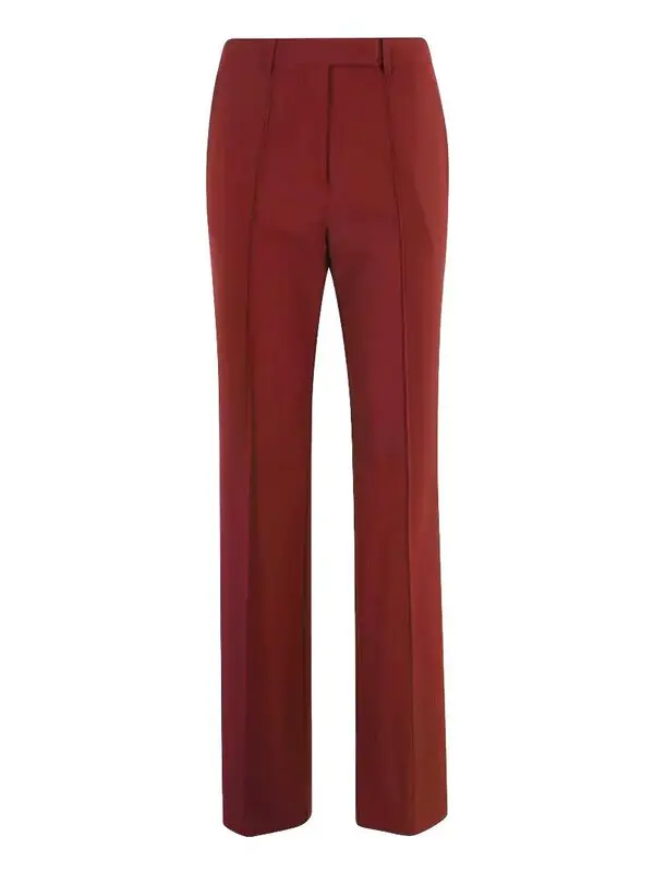 SEMICOUTURE Sienna Welt-pocket Trousers - Red