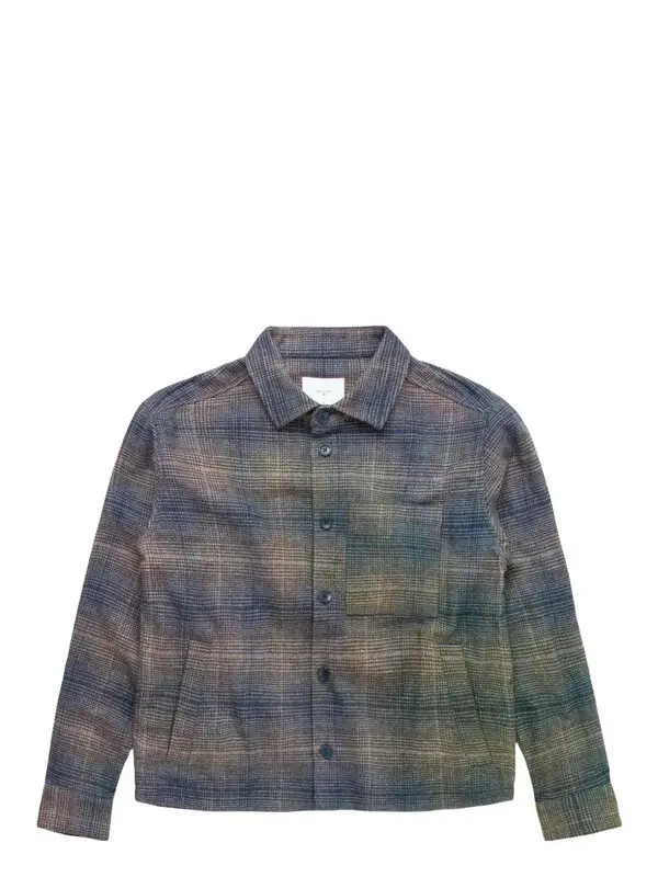 PERCIVAL Luton Check Shirt Jacket - Brown