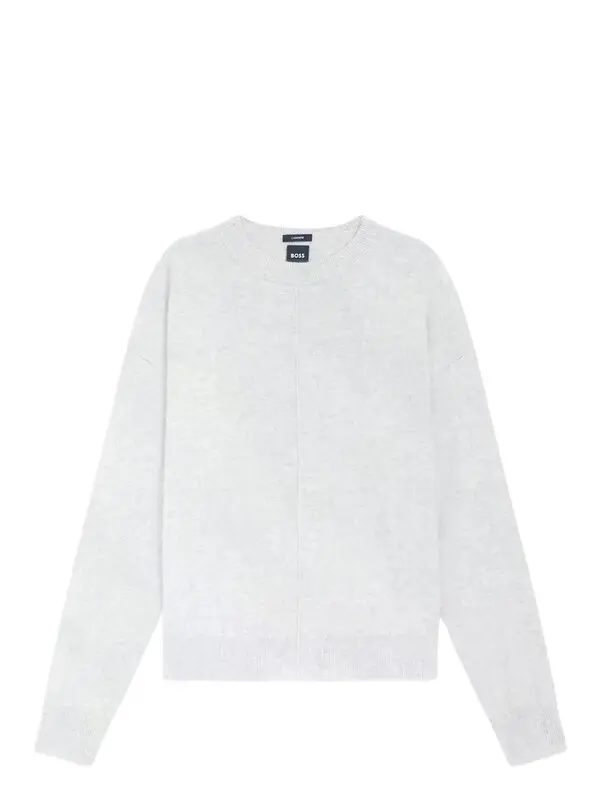 BOSS Seam-detail Pullover - Grey