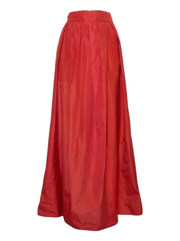 Max Mara Gathe Maxi Skirt - Red