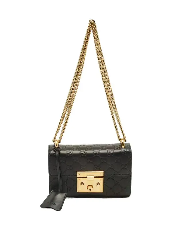 Gucci Small Padlock Shoulder Bag - Black