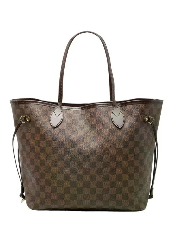 LOUIS VUITTON 2010 Damier Ebene Neverfull Mm Tote - Brown